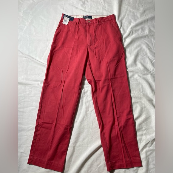 Polo Ralph Lauren | Pants | Nwt Polo Ralph Lauren Light Red Chino Classic Fit Pants Men Size 3 ...